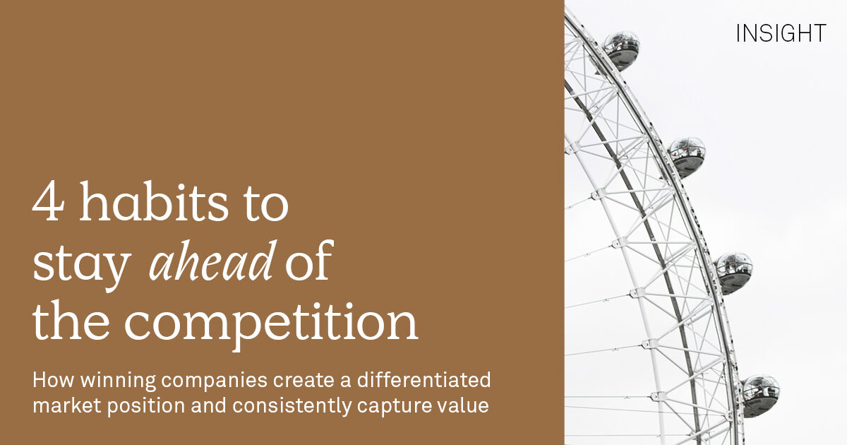 4 habits to stay ahead of the competition | Implement