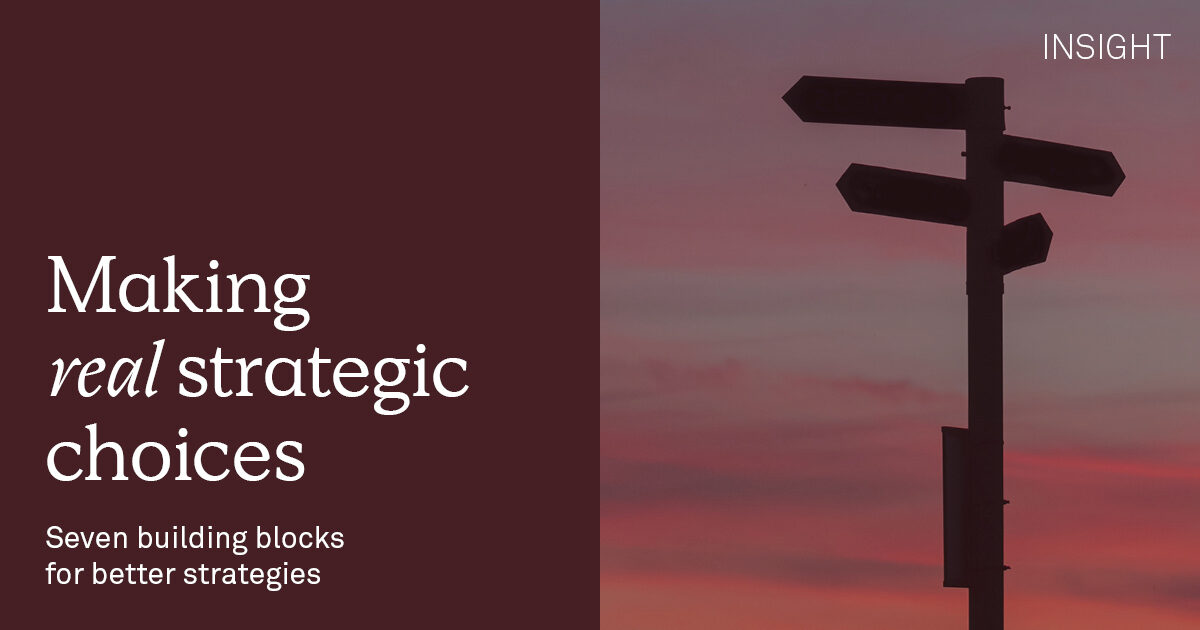Making real strategic choices | Implement