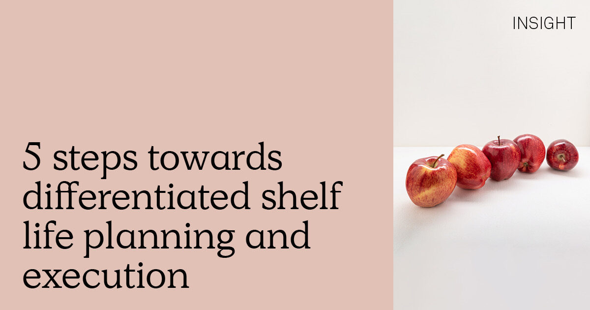 Tackle shelf life challenges through incremental phases… | Implement