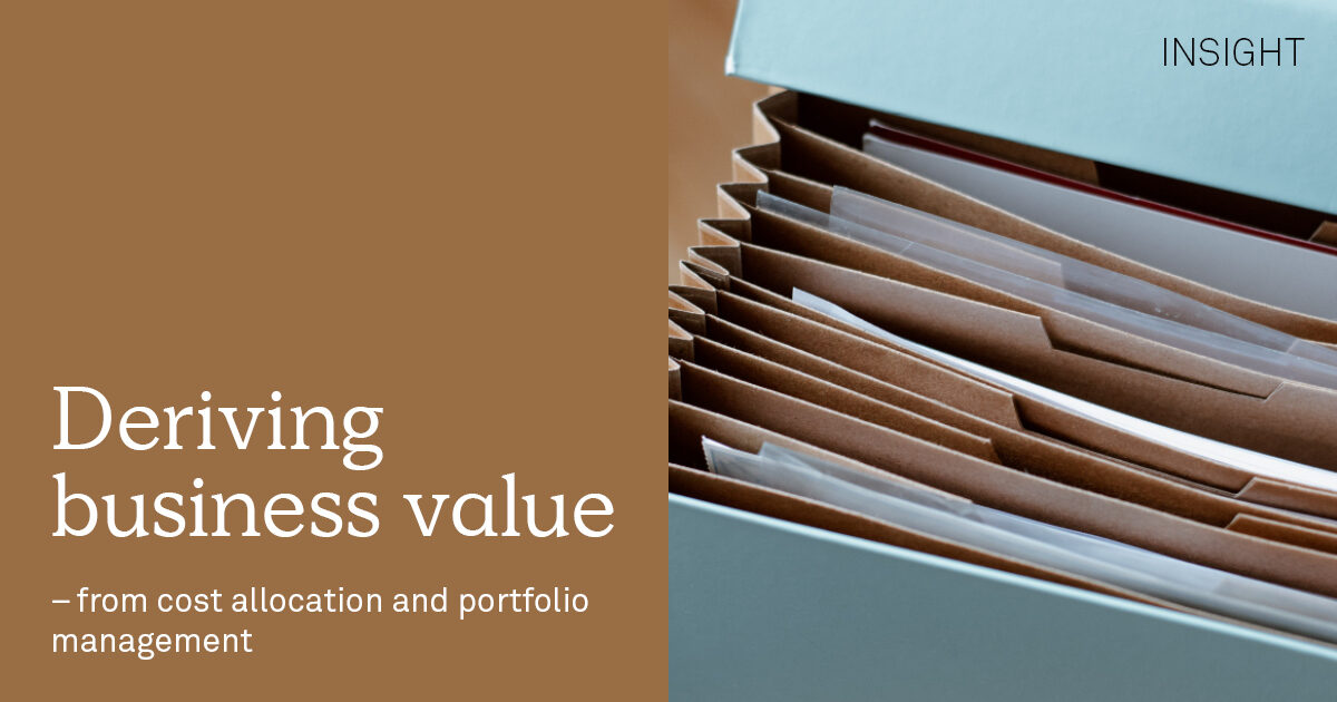 Five actions to ensure value-adding cost allocation and… | Implement