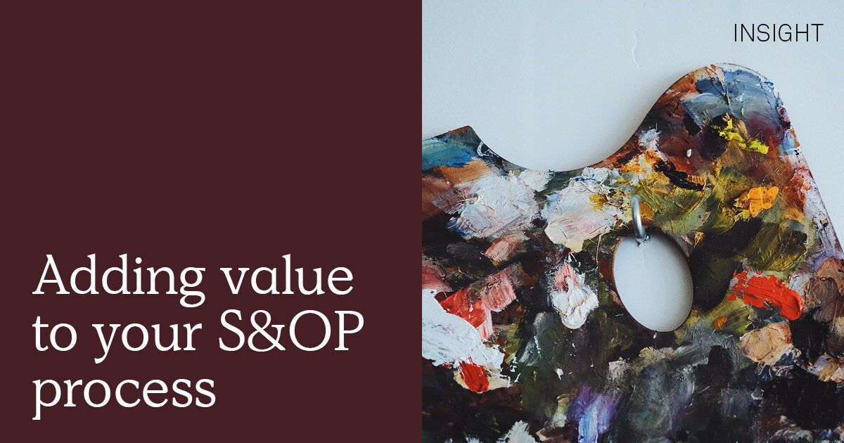 Adding value to your S&OP process | Implement