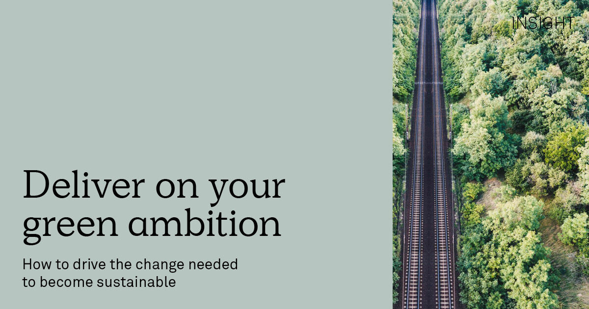 Drive the change to become sustainable | Implement