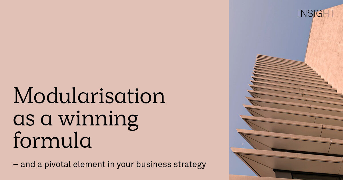 Modularisation as a winning formula | Implement