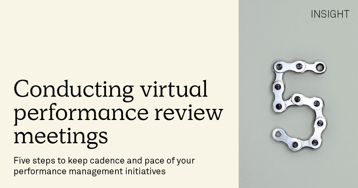 Five steps to keep cadence and pace of your performance… | Implement