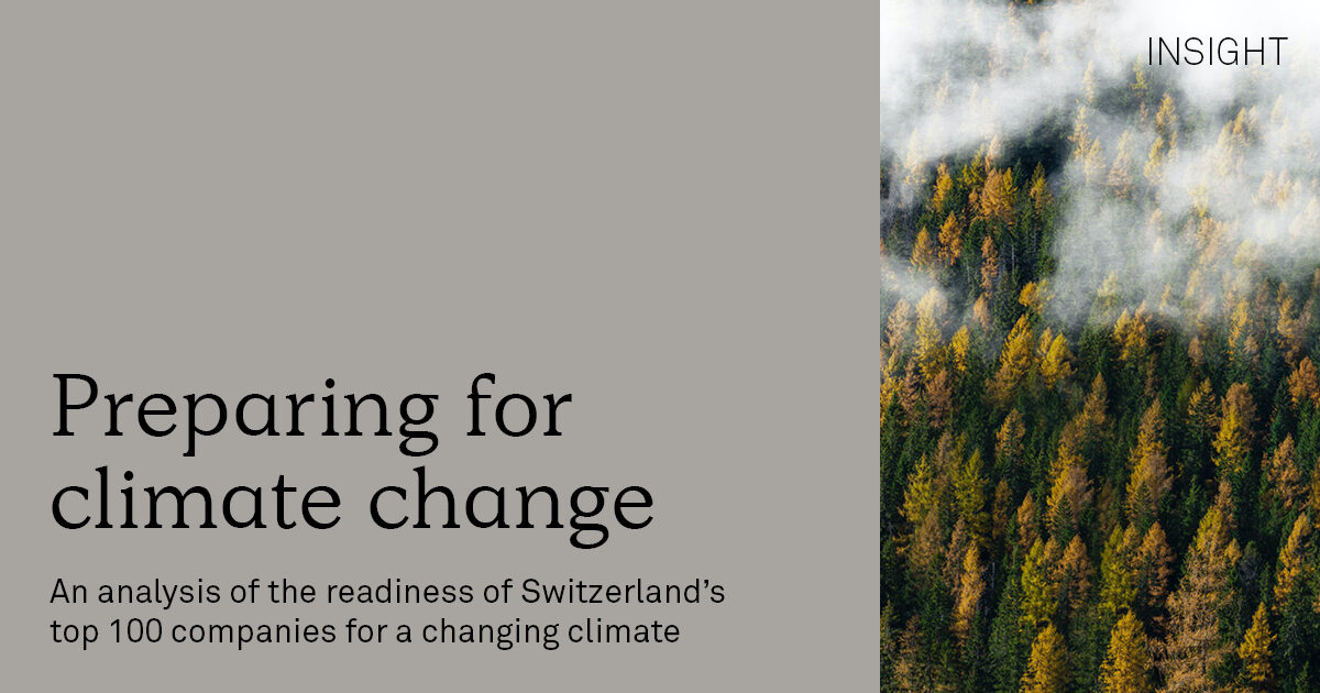 Insights on Switzerland's climate change readiness | Implement
