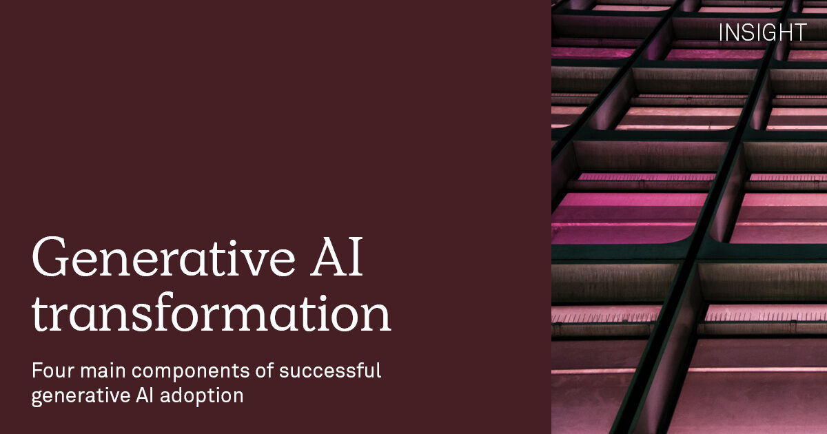 Implement | Generative AI transformation: Balancing bottom-up…