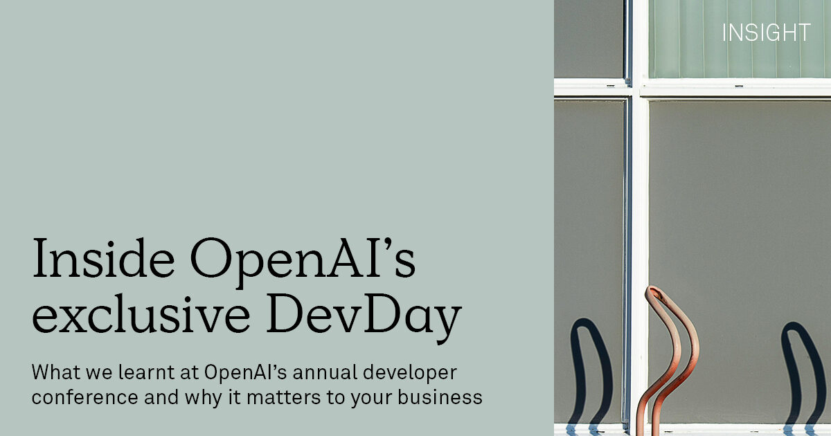 Key takeaways from OpenAI DevDay 2024 | Implement