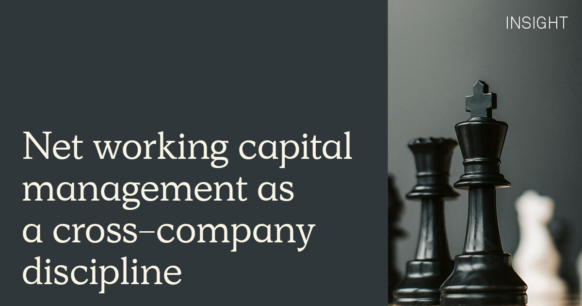 Limit capital tied up in business operations, accelerate… | Implement