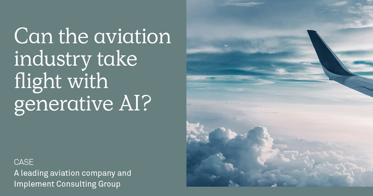 Using generative AI to enrich the customer experience and… | Implement