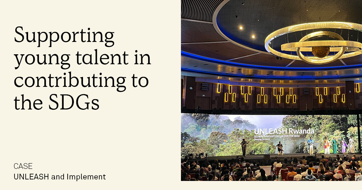 Implement and UNLEASH as partners to accelerate the SDGs | Implement