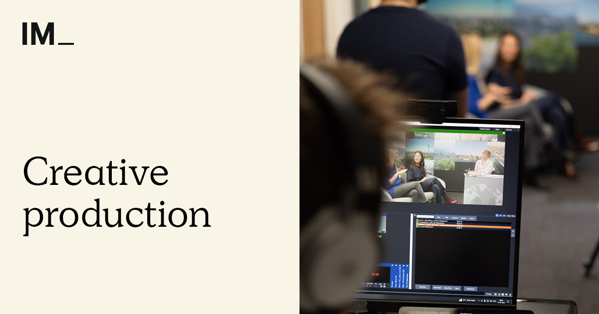 Get help with your creative video and virtual productions | Implement