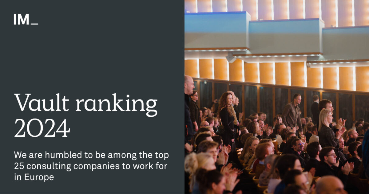 Vault ranks Implement the top Nordic consultancy | Implement Vault ranks Implement the top Nordic consultancy | Implement