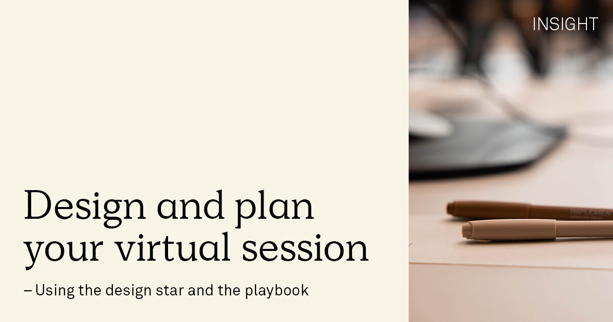 Implement | What are the steps when designing a virtual session?