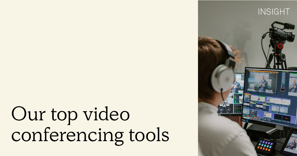 A list of the video conferencing tools we use when… | Implement