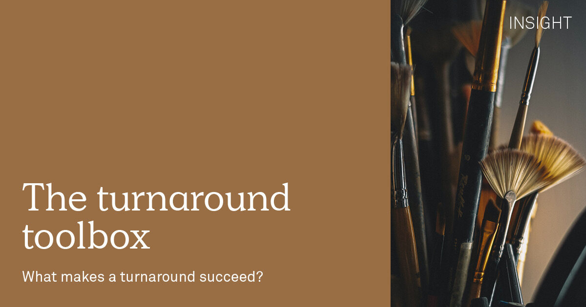 What makes a turnaround succeed? | Implement