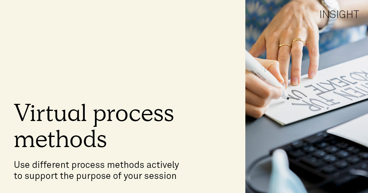 Adjust and choose process method based on the purpose of… | Implement