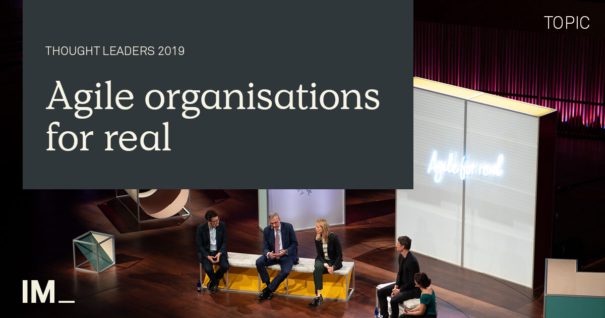 Implement Agile Organisations For Real